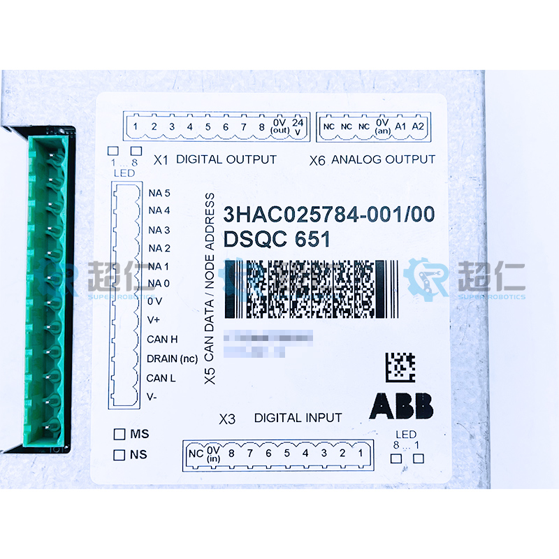 3HAC026784-001 DSQC651 IO板 模块 - 佛山超仁机器人科技有限公司