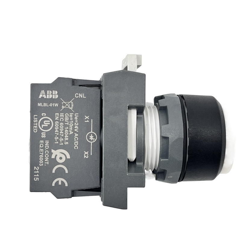 马达上电按钮带灯 MLBL-01W - 佛山超仁机器人科技有限公司